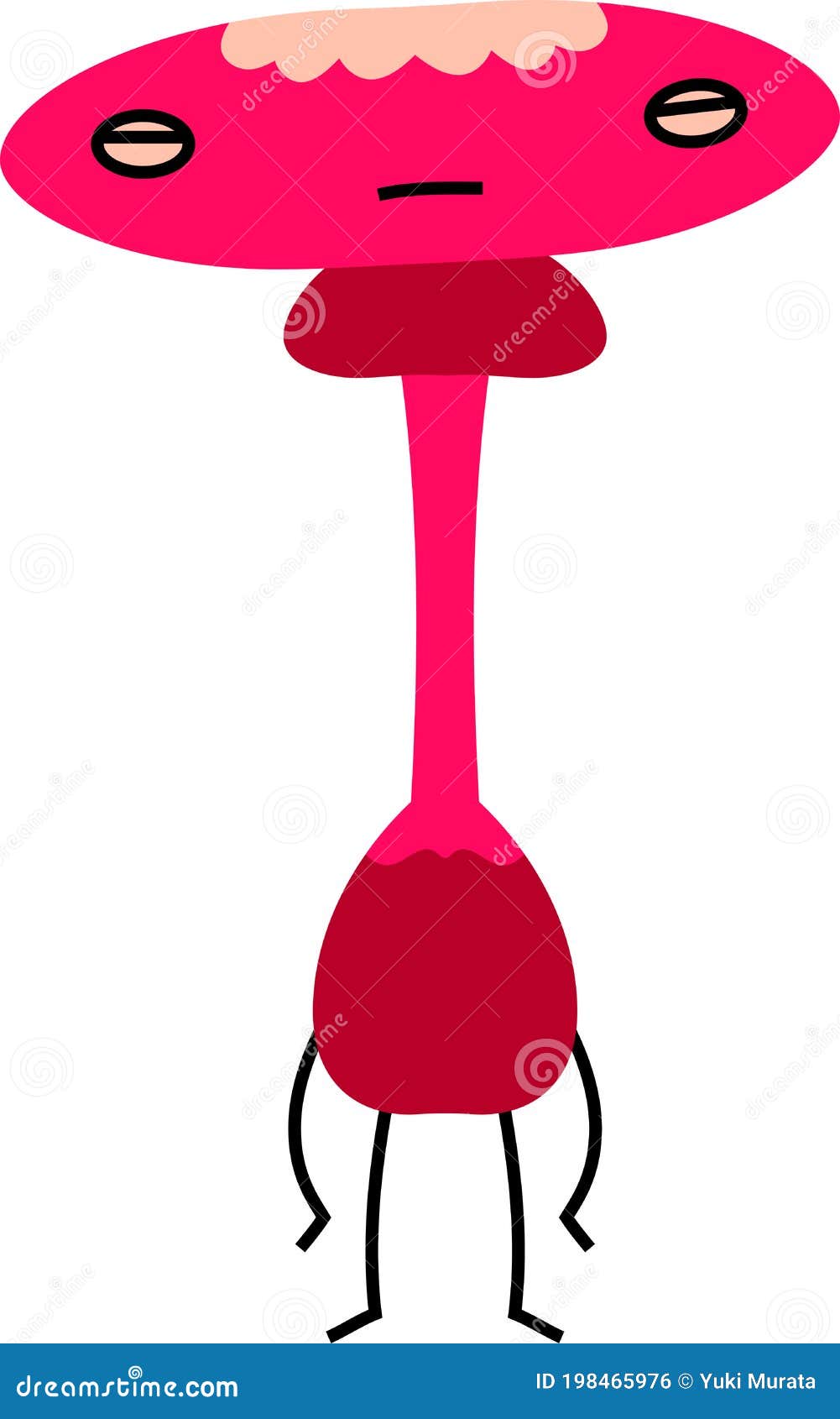 Comic pop monster vector stock vector. Illustration of face - 198465976