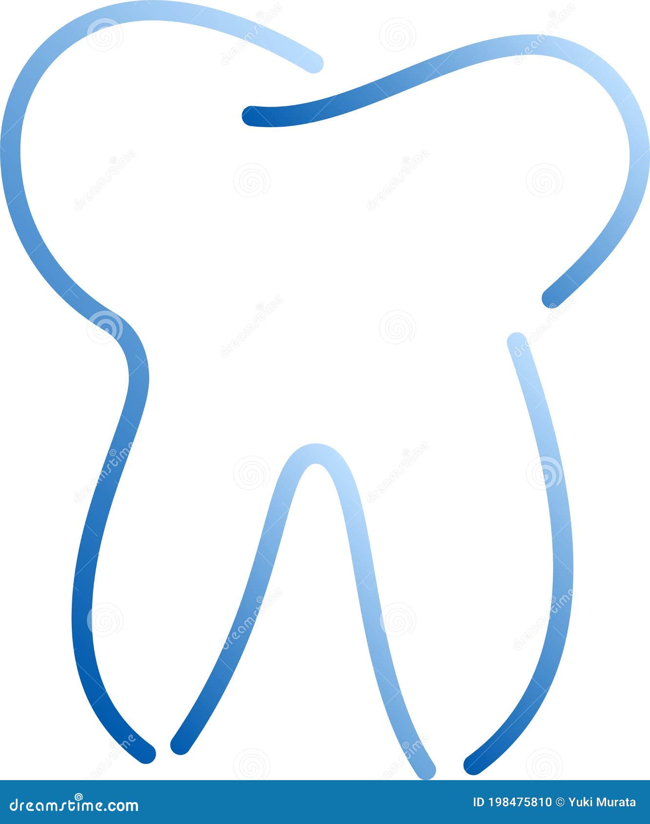 Cool Simple Line Drawing of Tooth Stock Vector - Illustration of dental ...