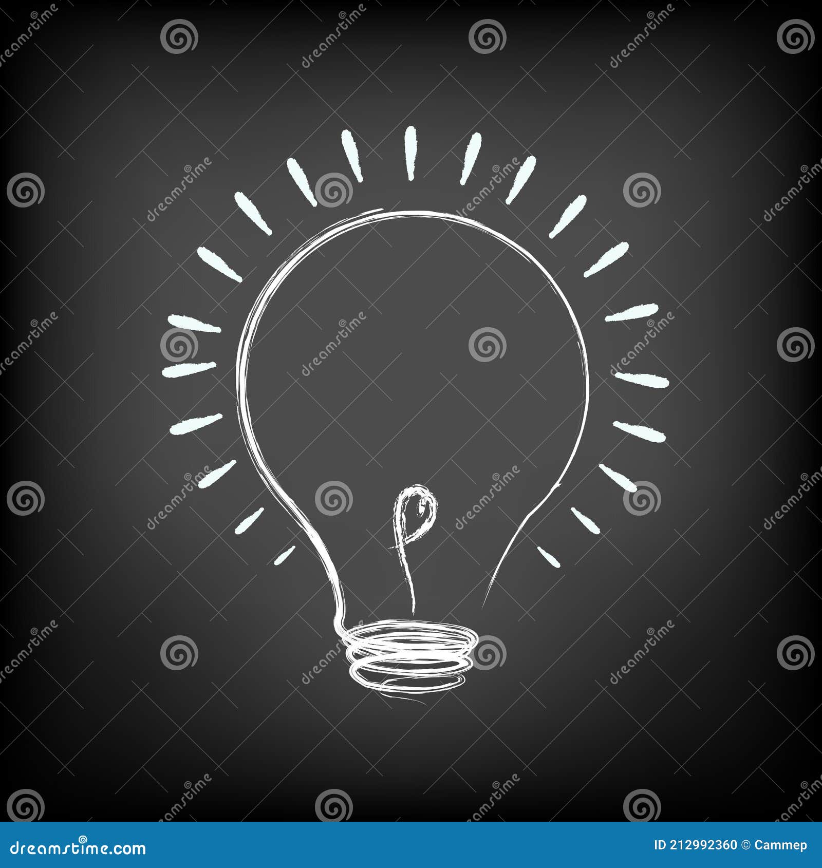 Illustration of Idea Lamp stock vector. Illustration of lightbulb ...