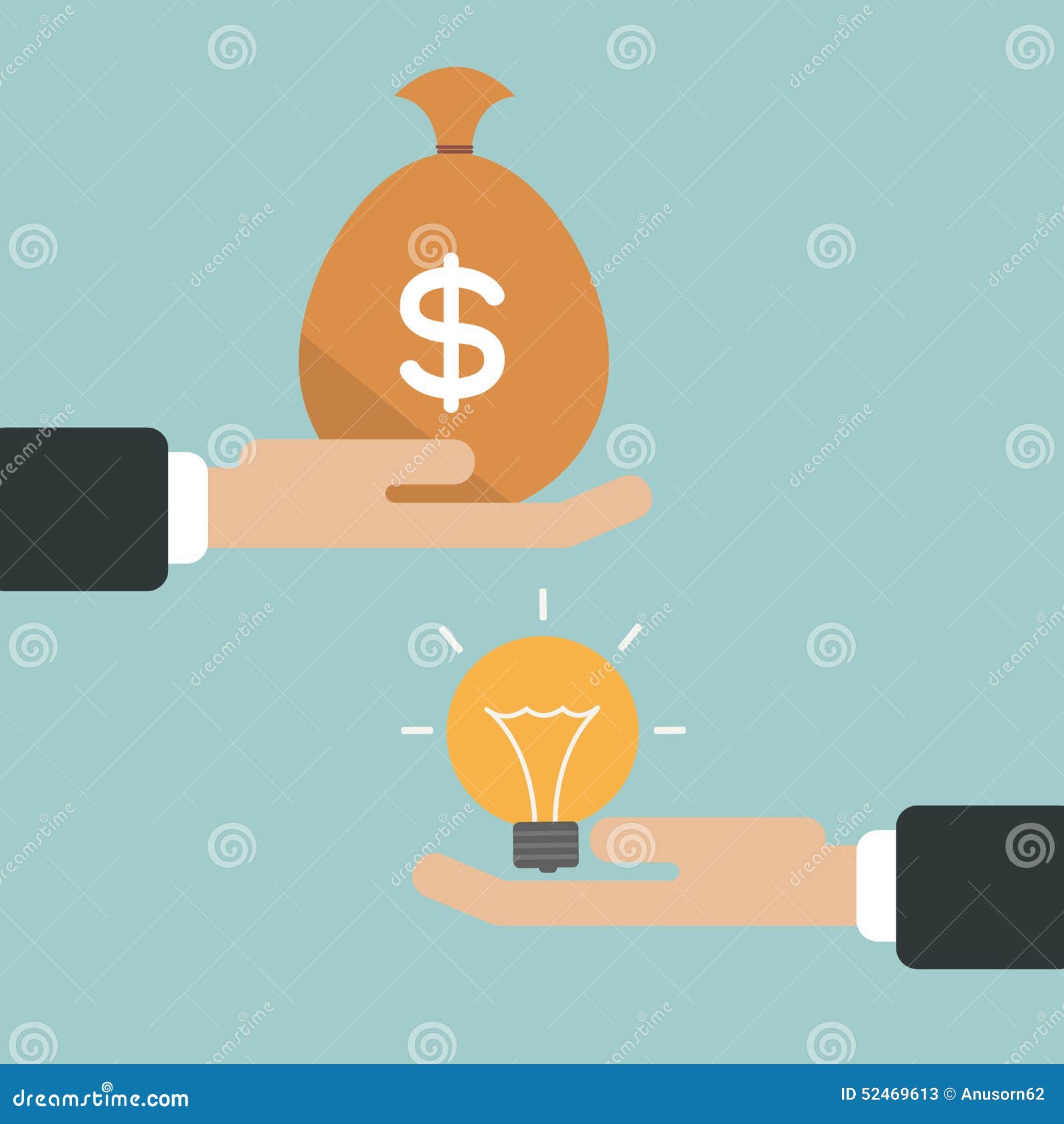 The Money Cycle 3d Abstract Design Stock Photography | CartoonDealer ...