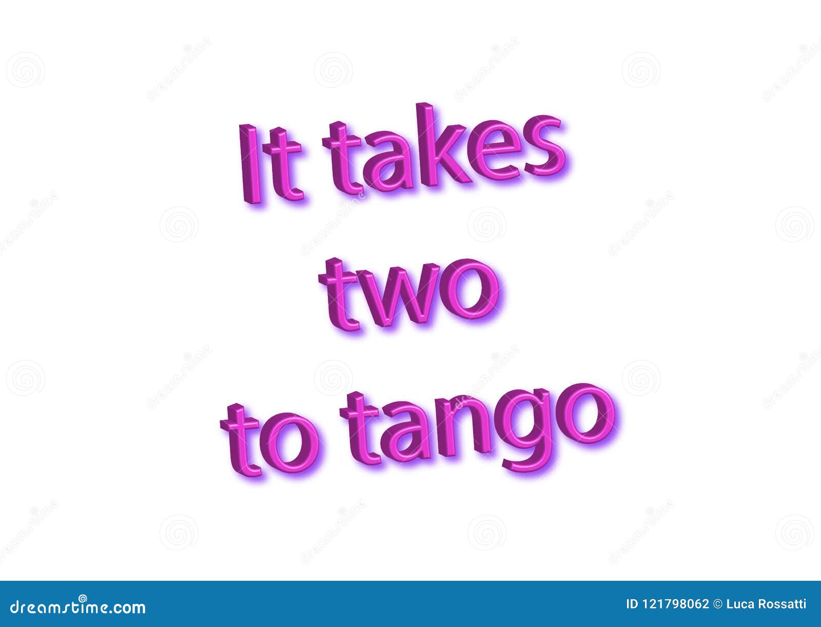 Illustration Idiom Write it Takes Two To Tango Isolated in a White ... Illustration Idiom Write it Takes Two To Tango Isolated in a White ...