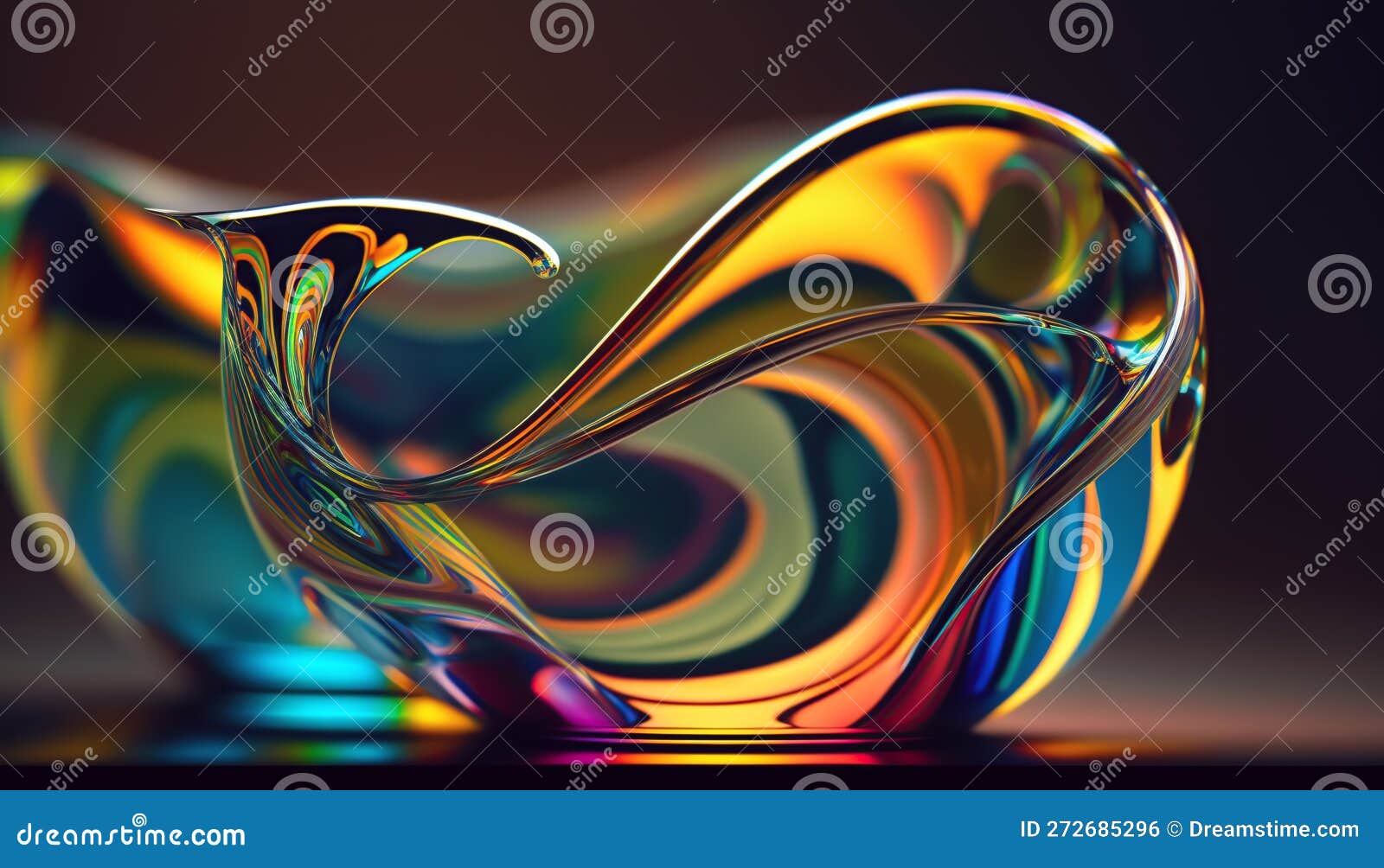 Imagination. Colored Translucent Glass Stock Illustration ...
