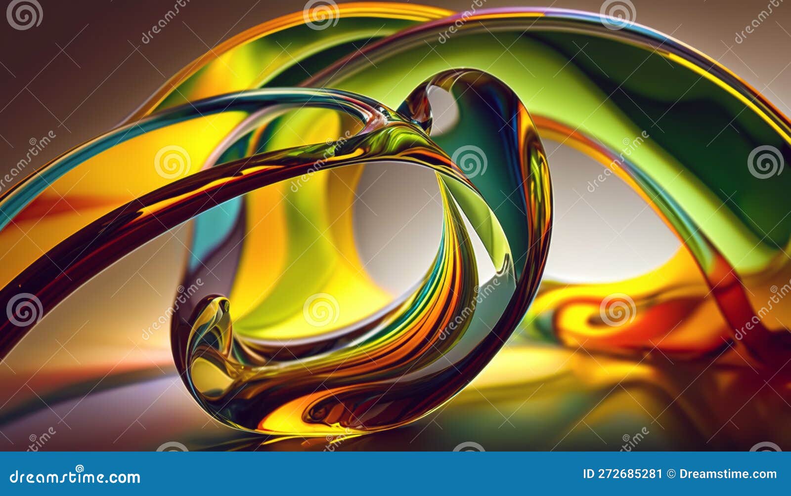Imagination. Colored Translucent Glass Stock Illustration ...