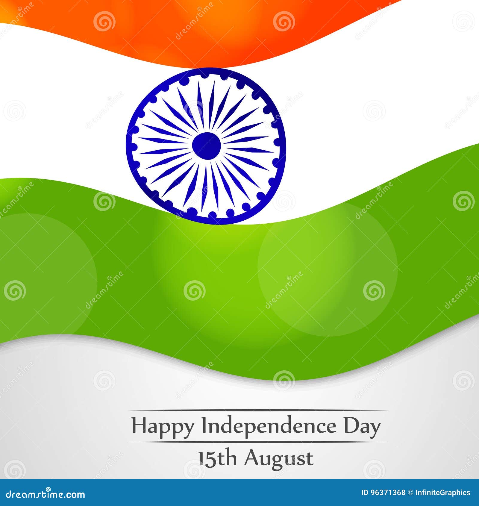 Illustration of India Independence Day Background Stock Vector - Illustration of flag, effects ...