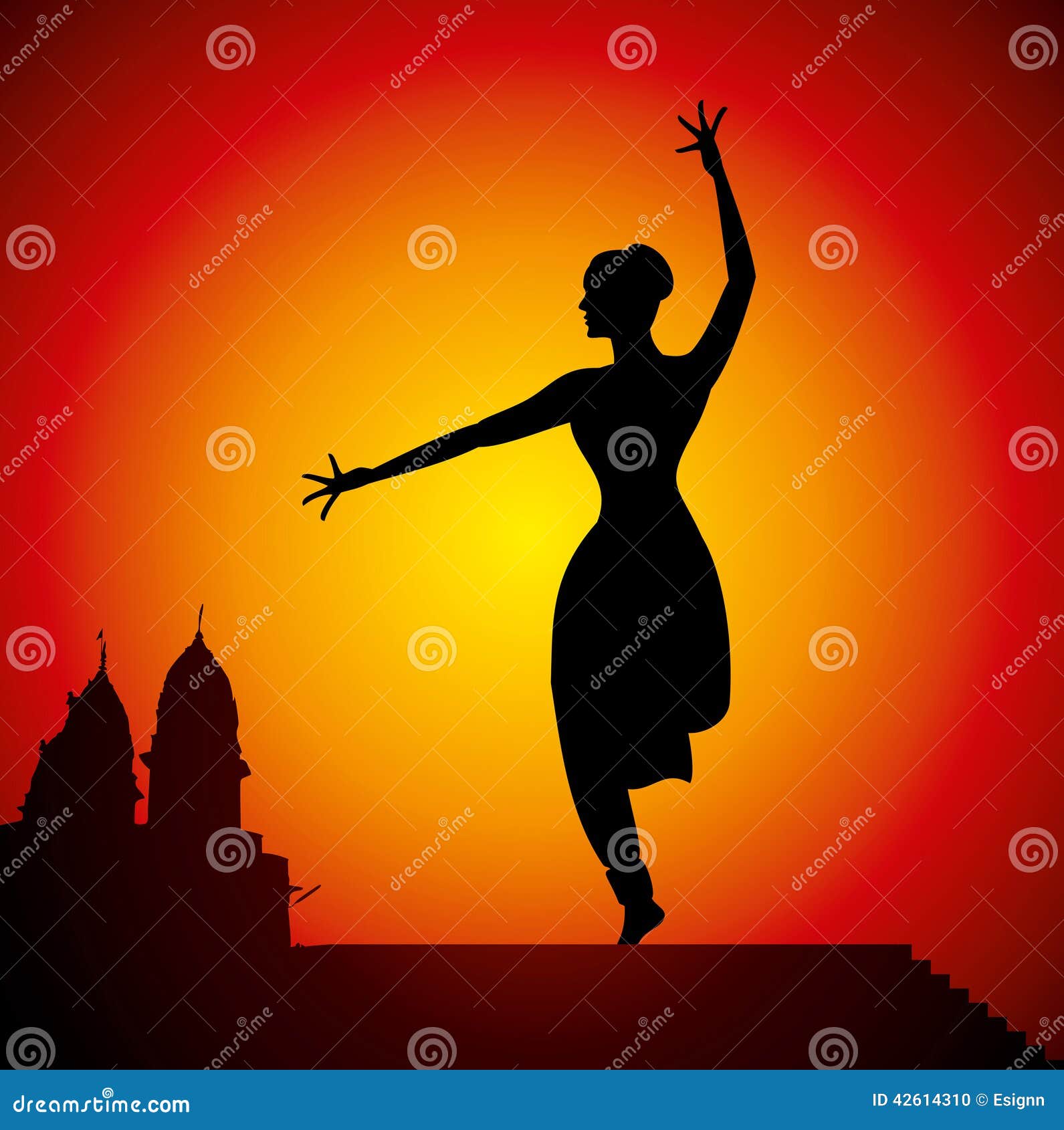 Mohiniyattam Dance Shadow