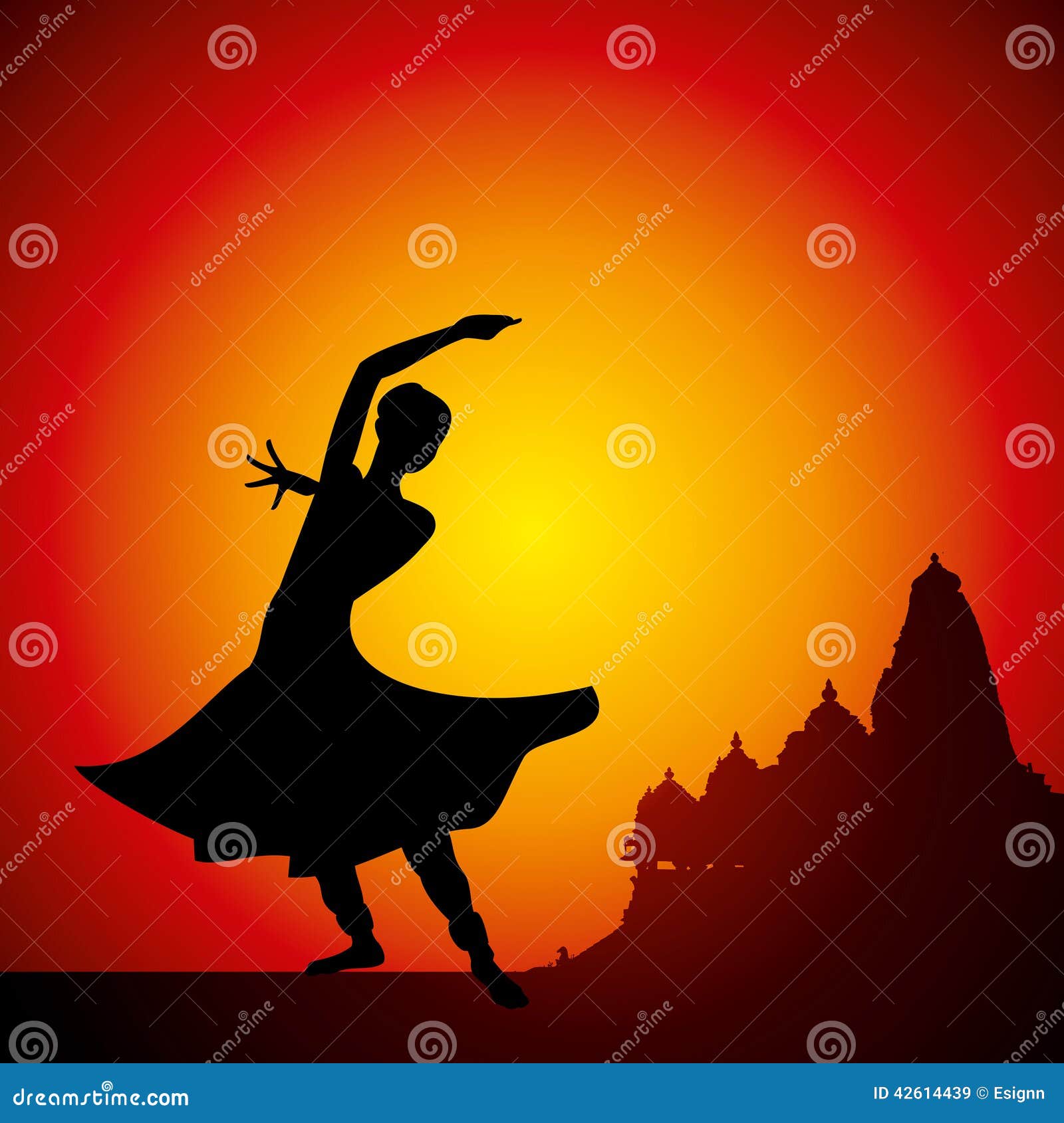 Mohiniyattam Dance Shadow