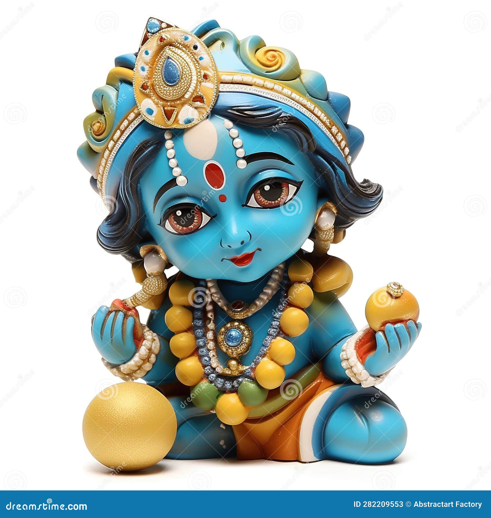 Illustration of Indian God, Feather, Flute or Bansuri. Ai Generated ...