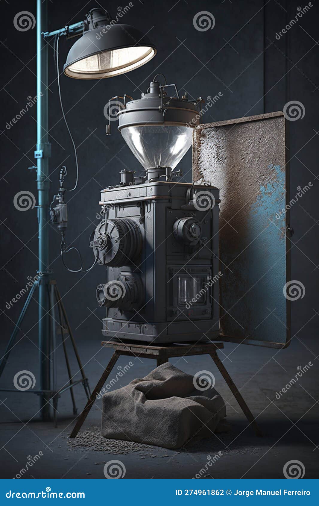 Illustration, Industrial Background for Generator Products,generative ...