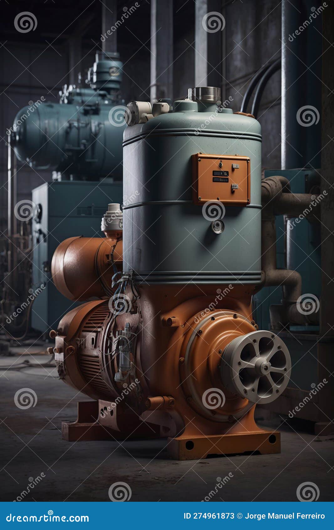 Illustration, Industrial Background for Generator Products,generative ...