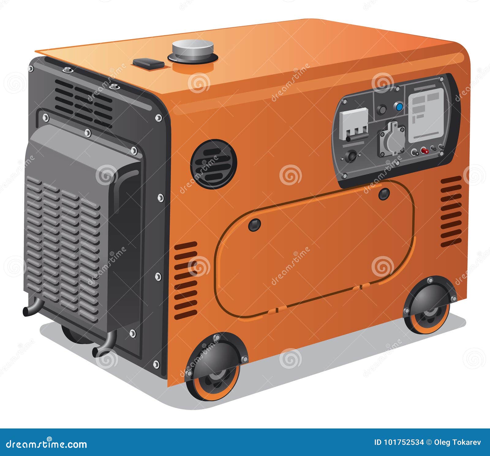 Power Generators Cartoon Vector | CartoonDealer.com #121924731
