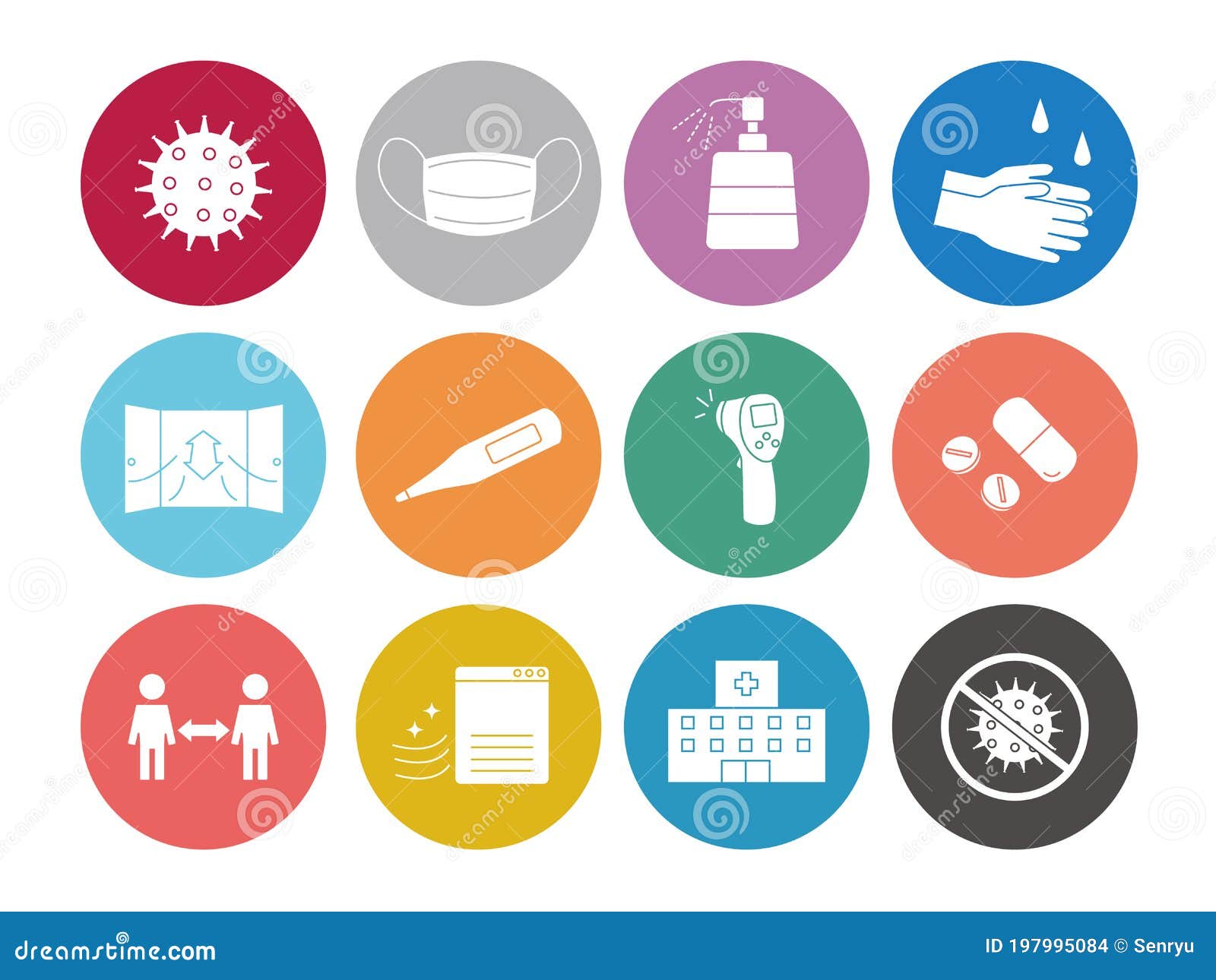Infectious Disease Countermeasures Icon Stock Vector - Illustration of ...