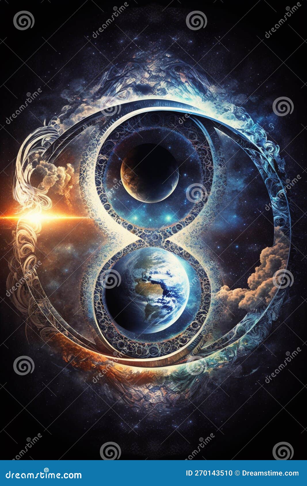 Illustration of an Infinity Symbol AI Generated Content Stock ...