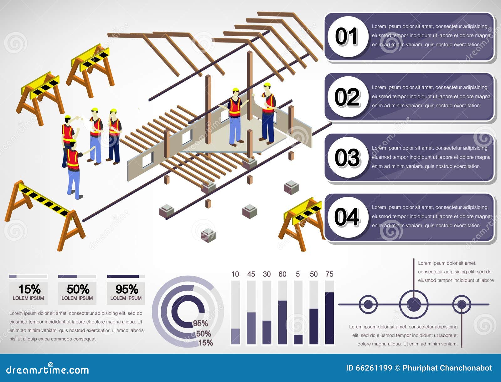 Illustration of Info Graphic House Structure Concept Stock Vector ...