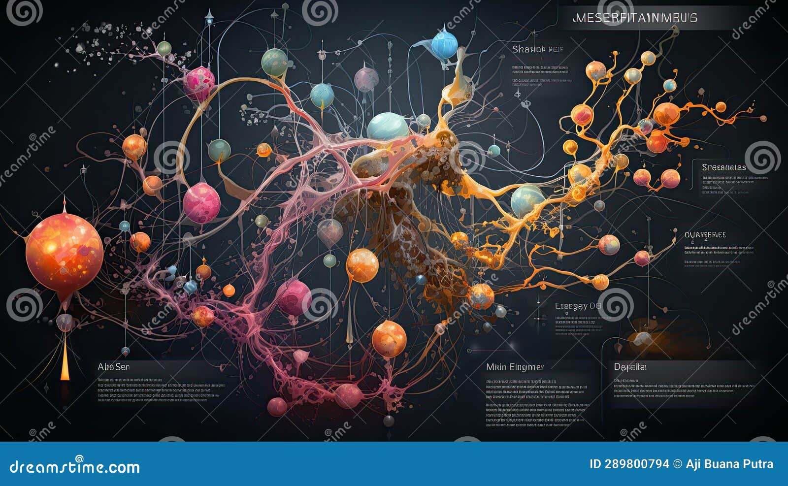 Illustration Infographic Presenting Various Branches of Science and ...