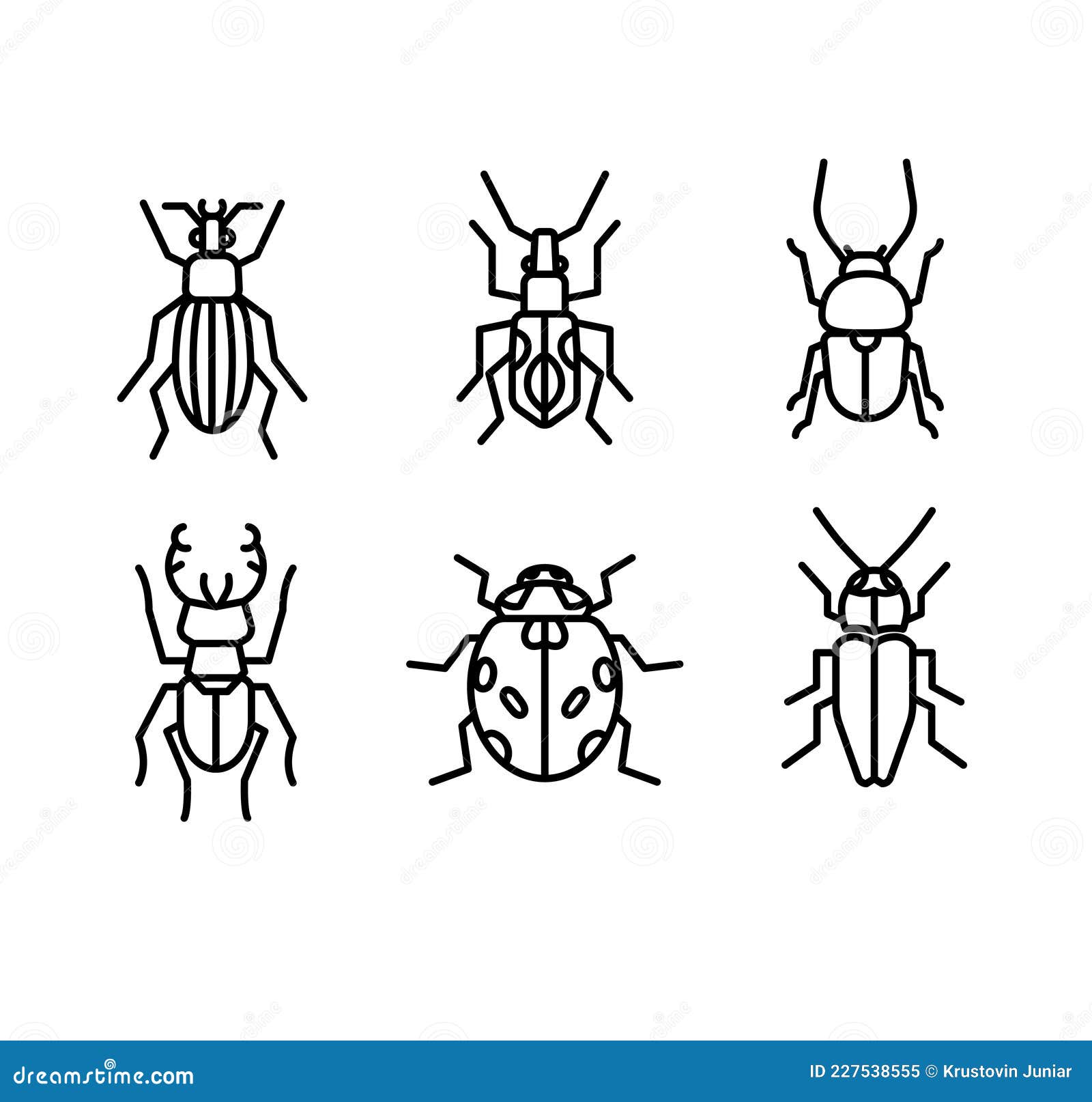 Insects Icons Royalty-Free Stock Image | CartoonDealer.com #57332638