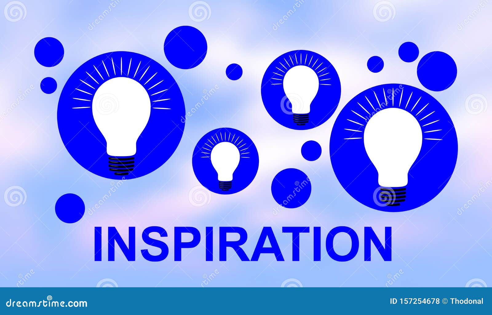 Concept of inspiration stock illustration. Illustration of symbol ...