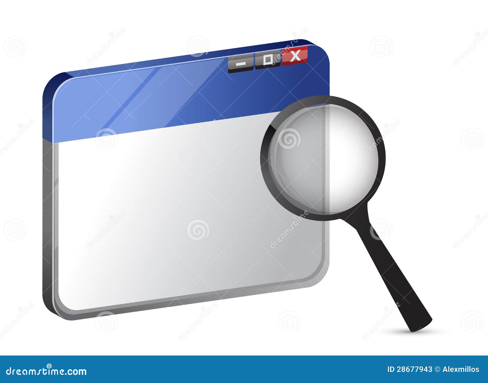 Illustration Internet Search Icon Stock Illustration - Illustration of ...
