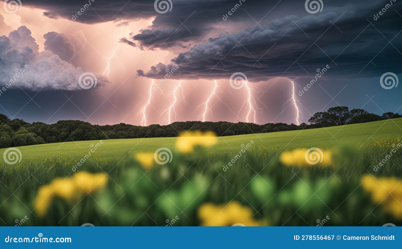 An Illustration of an Intriguingly Complex Image of a Lightning Storm ...