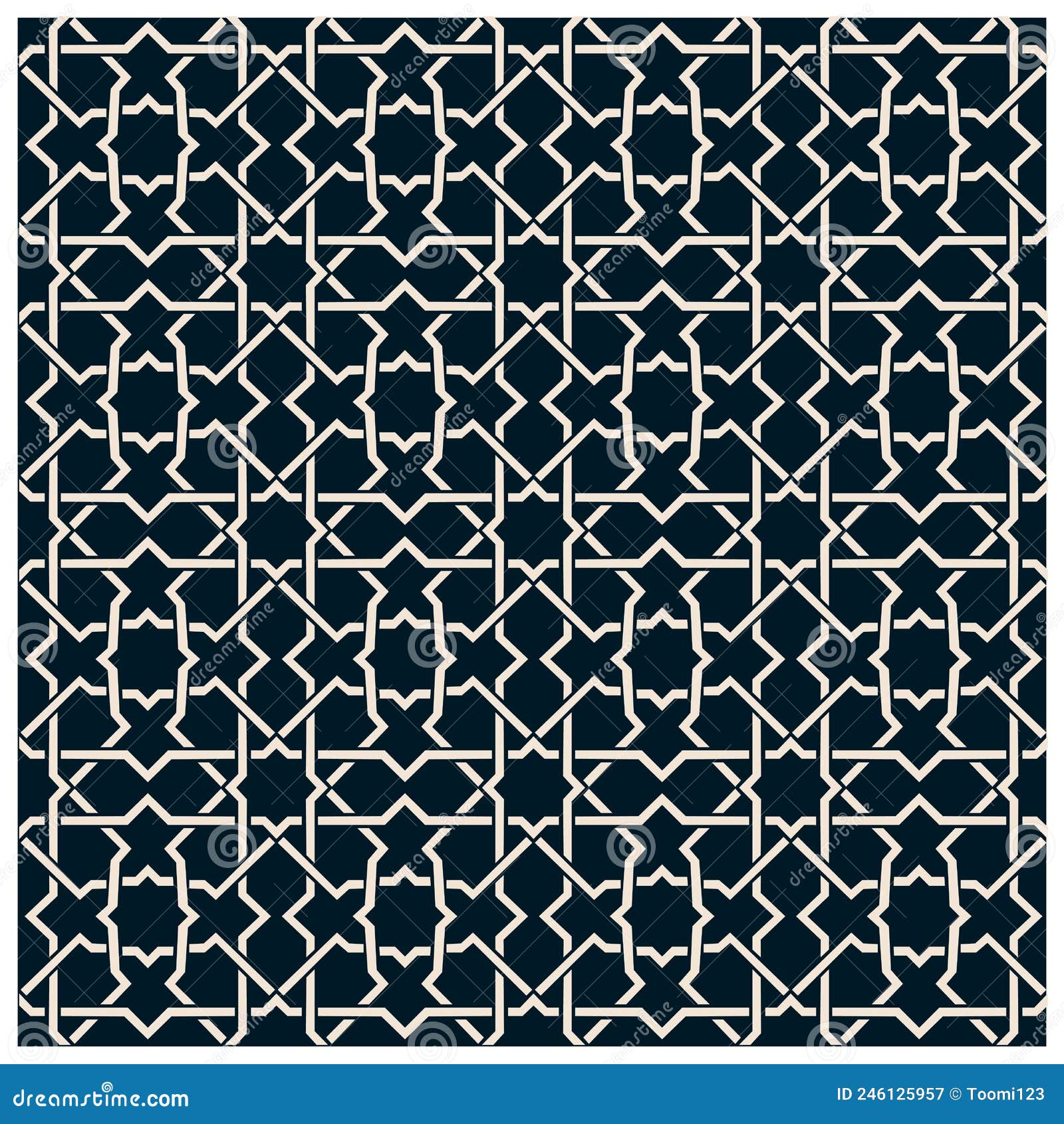 Islamic vector pattern stock vector. Illustration of draft - 246125957