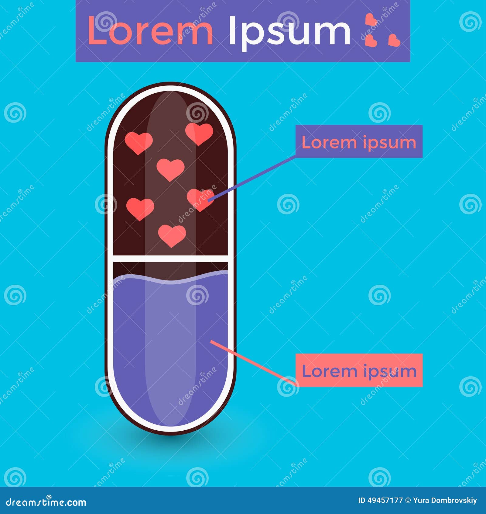 Illustration of an Isolated Capsule Stock Vector - Illustration of pill ...