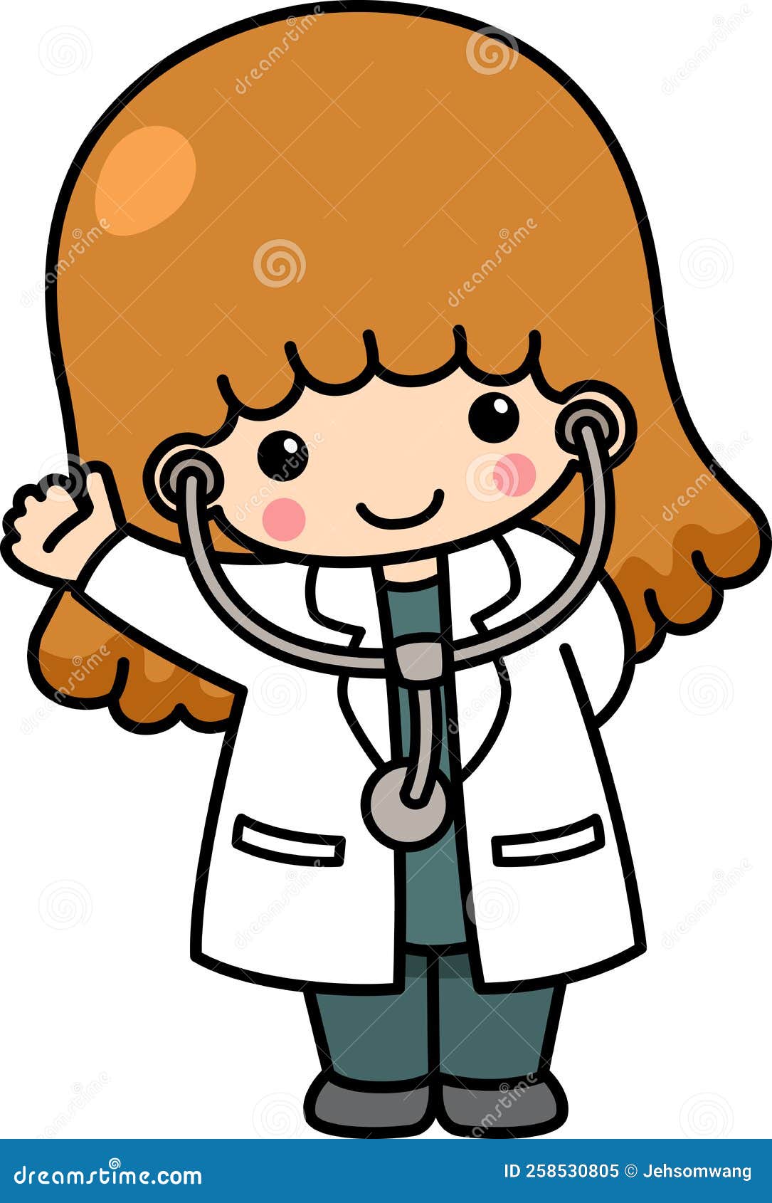 Illustration of Isolated Female Doctor Stock Vector - Illustration of ... Illustration of Isolated Female Doctor Stock Vector - Illustration of ...