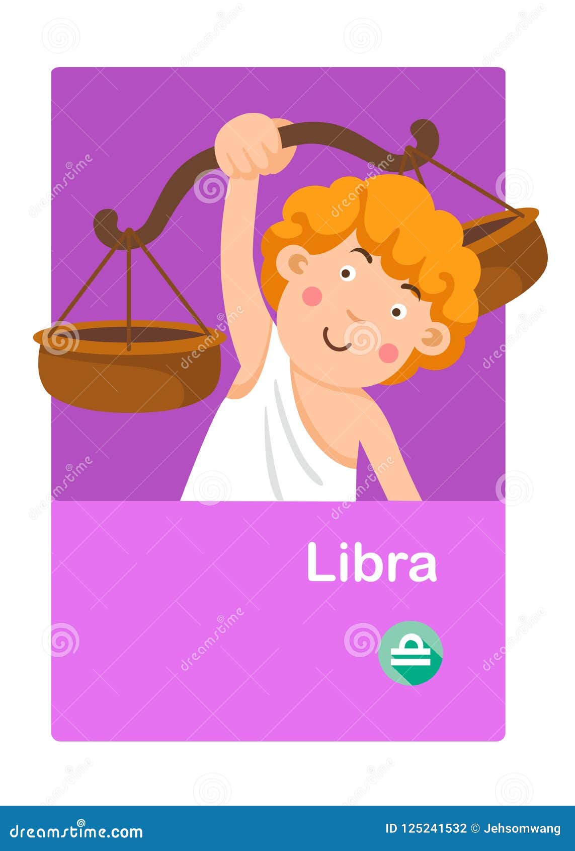 Illustration of Isolated Libra Stock Vector - Illustration of cartoon ...