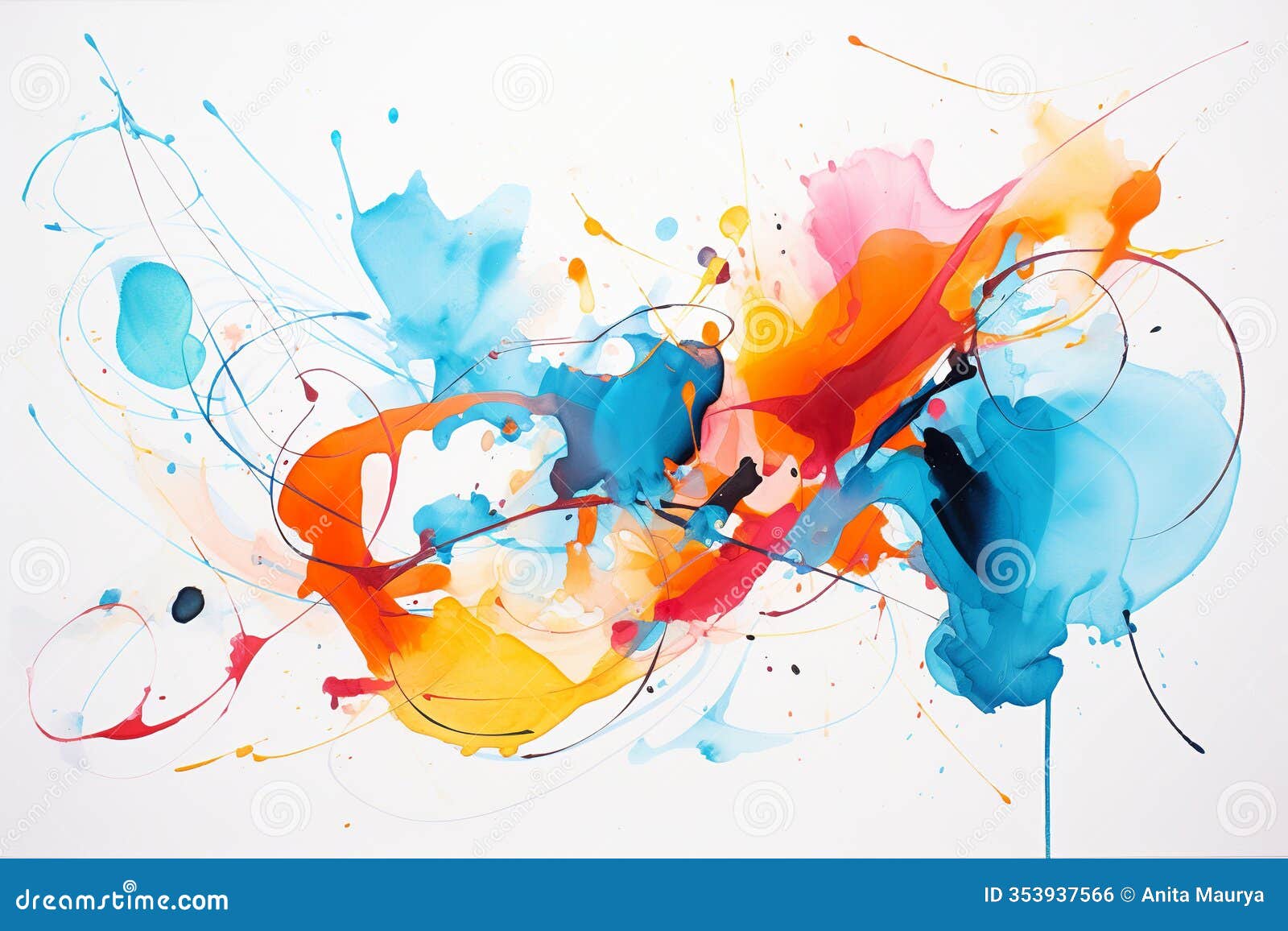 Illustration of in an Isolated White Space an Abstract Design Come ...