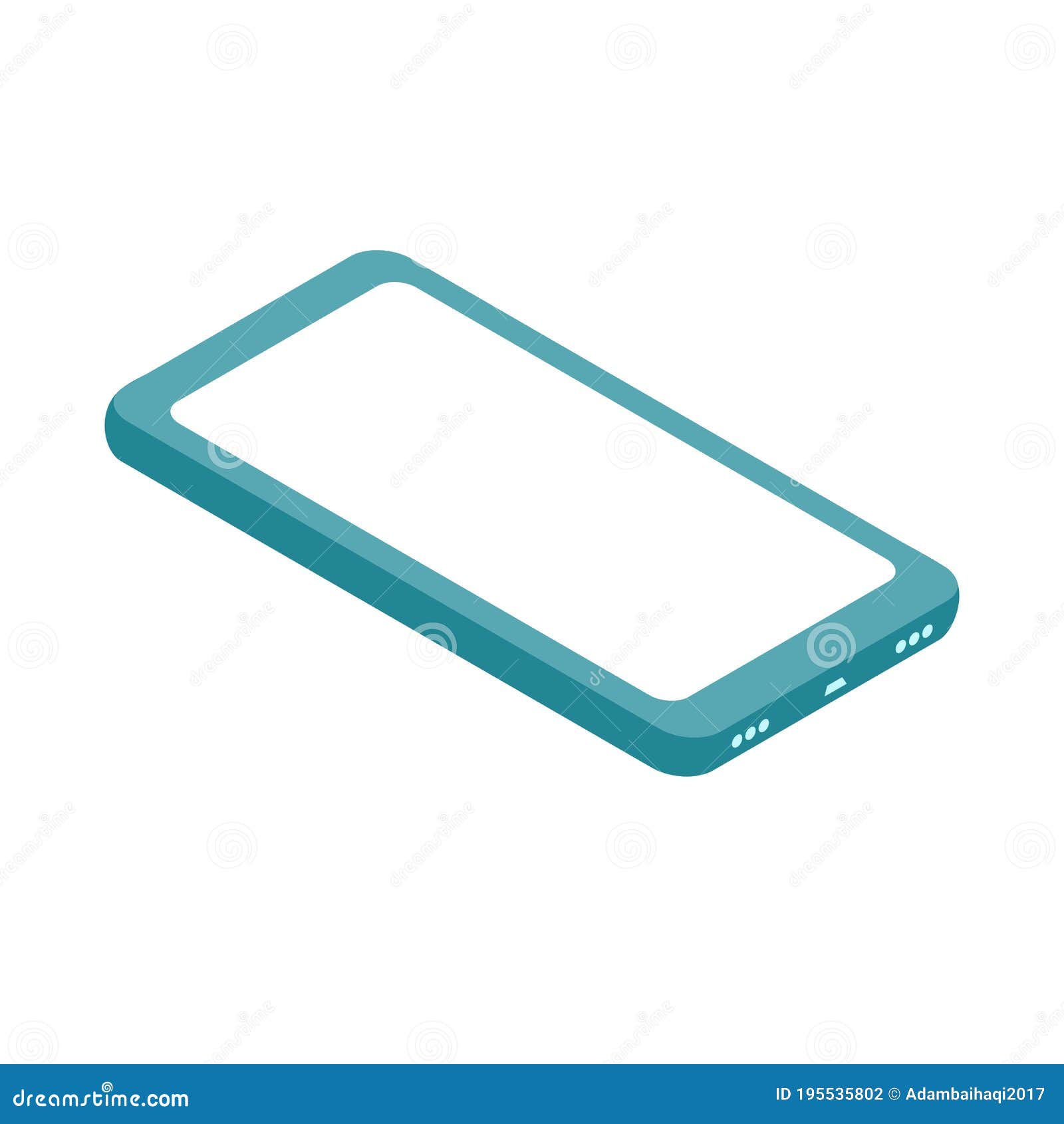 Illustration of Isometric Smartphone Design. Vector Illustration Stock ...