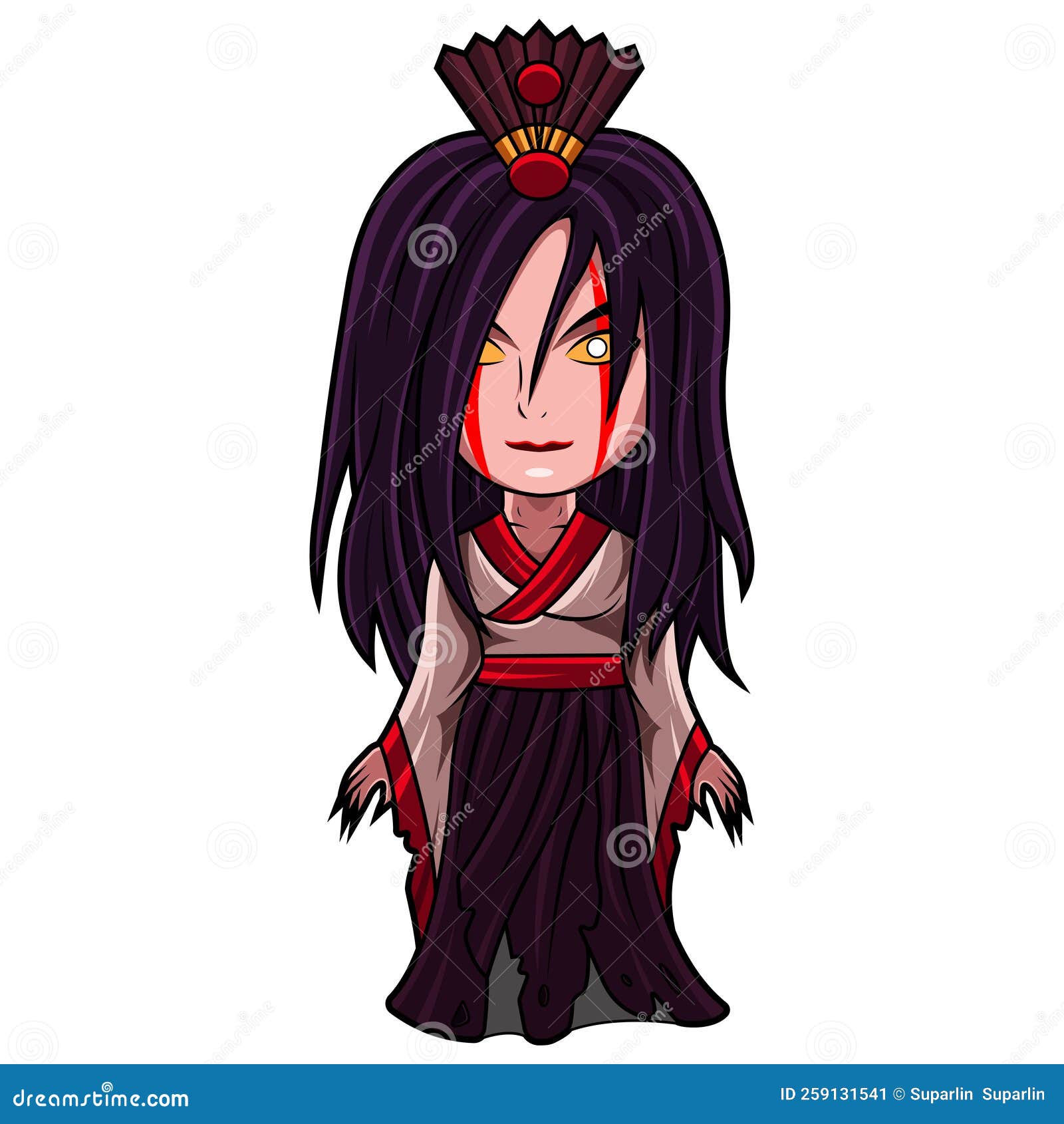 Izanagi And Izanami Asian Mythology Shinto God And Goddess Creating An ...