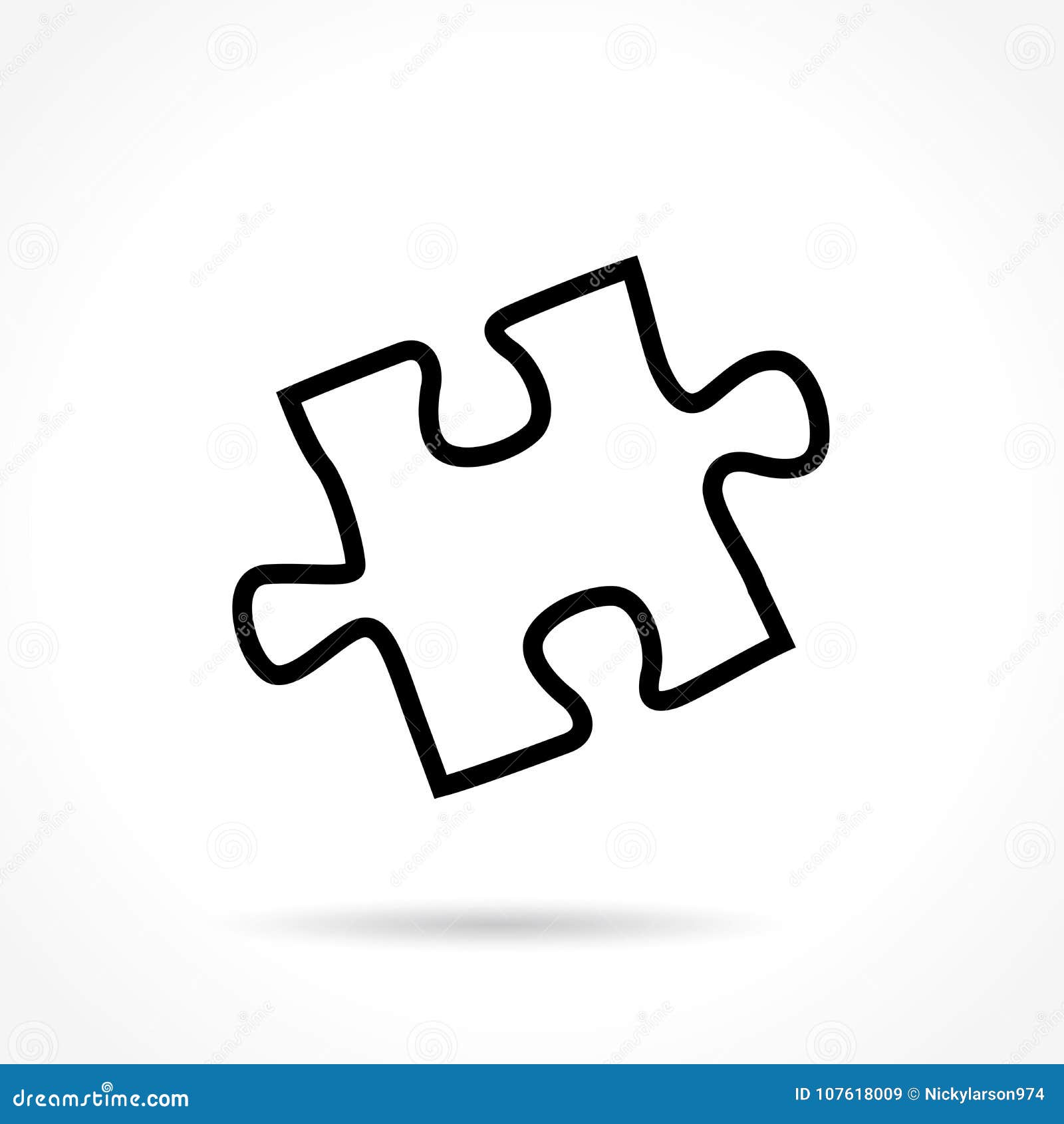 Jigsaw Puzzle Thin Line Icon Stock Vector - Illustration of vector ... Jigsaw Puzzle Thin Line Icon Stock Vector - Illustration of vector ...