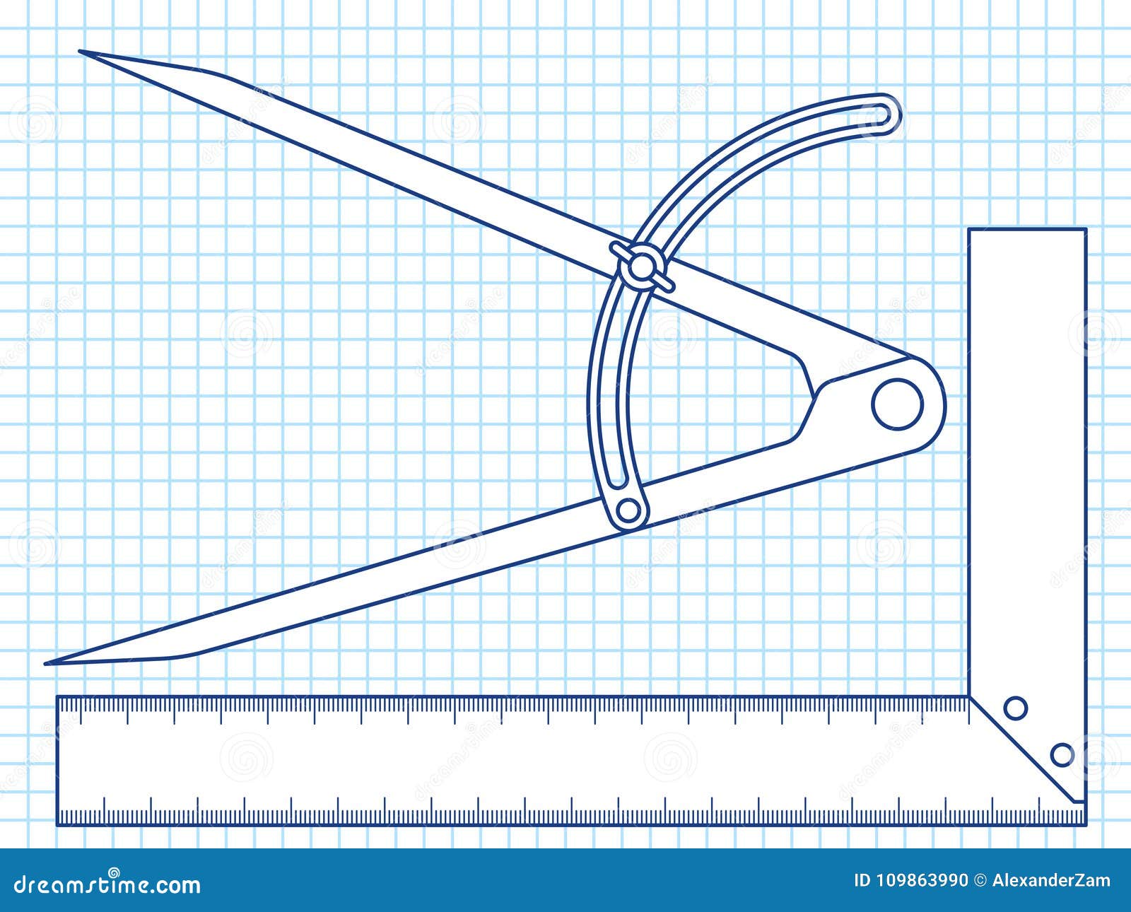 Divider and angle stock vector. Illustration of right - 109863990
