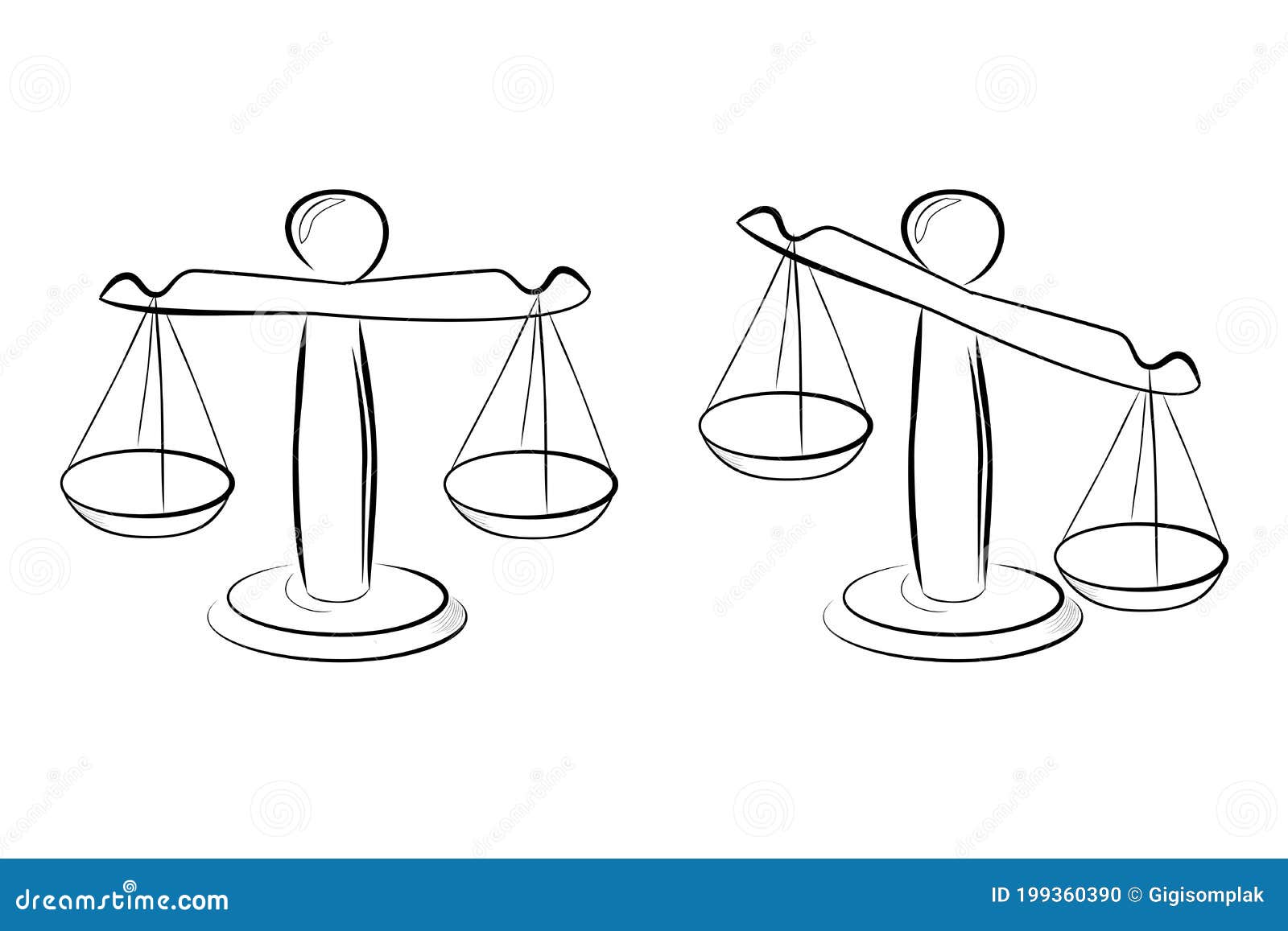 Balance Justice Drawing