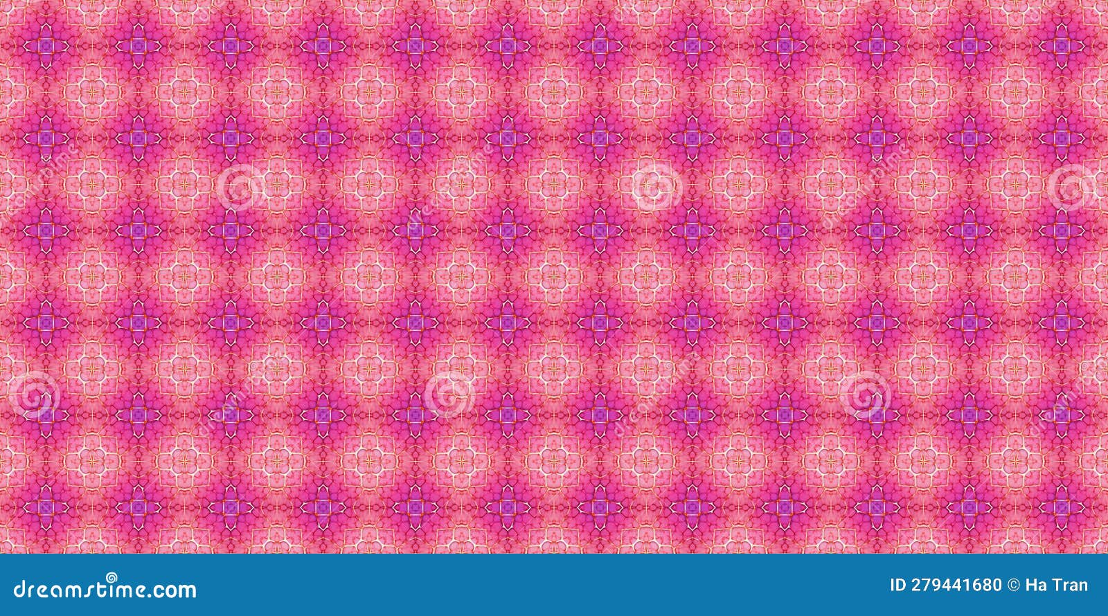 Kaleidoscope of Color with Beautiful Pattern, Seamless Pattern Stock ...