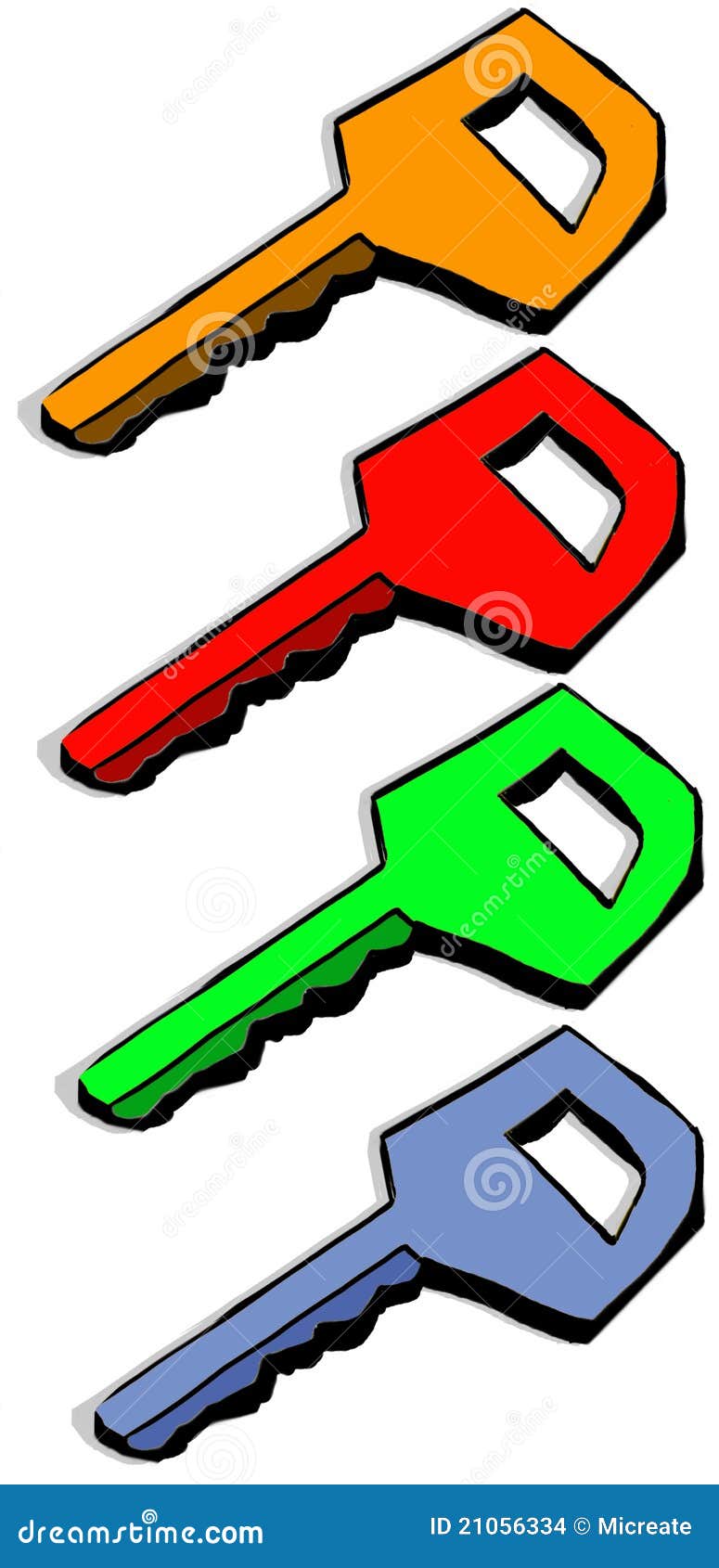 An illustration of a key stock illustration. Illustration of steel ...