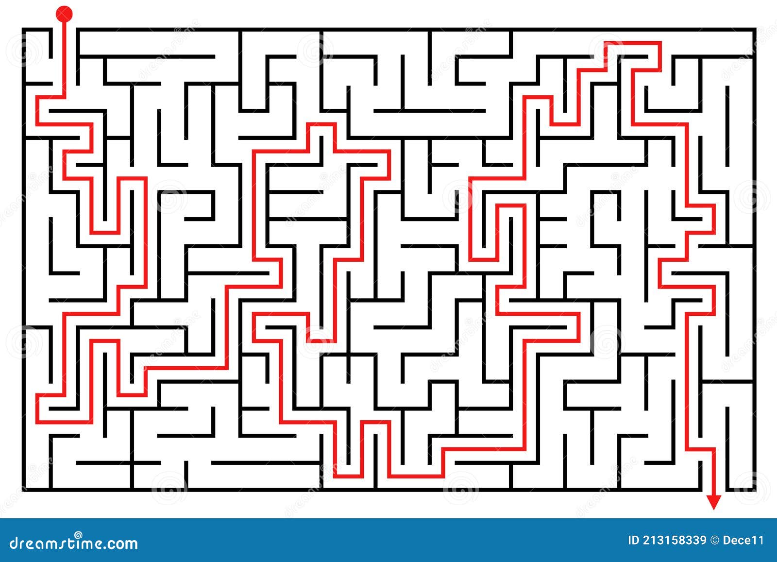 Illustration Labyrinthique Isolée Illustration de Vecteur ...