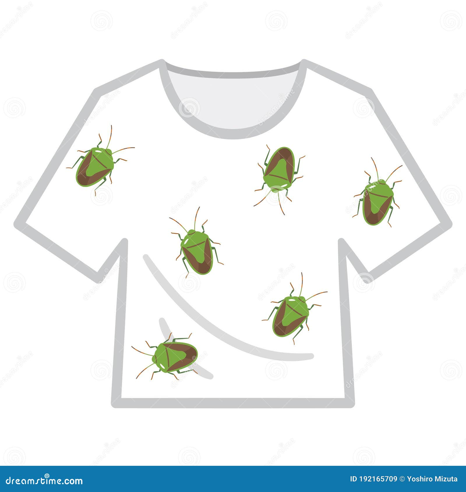 A Set Of Stink Bugs Cartoon Vector | CartoonDealer.com #342642025