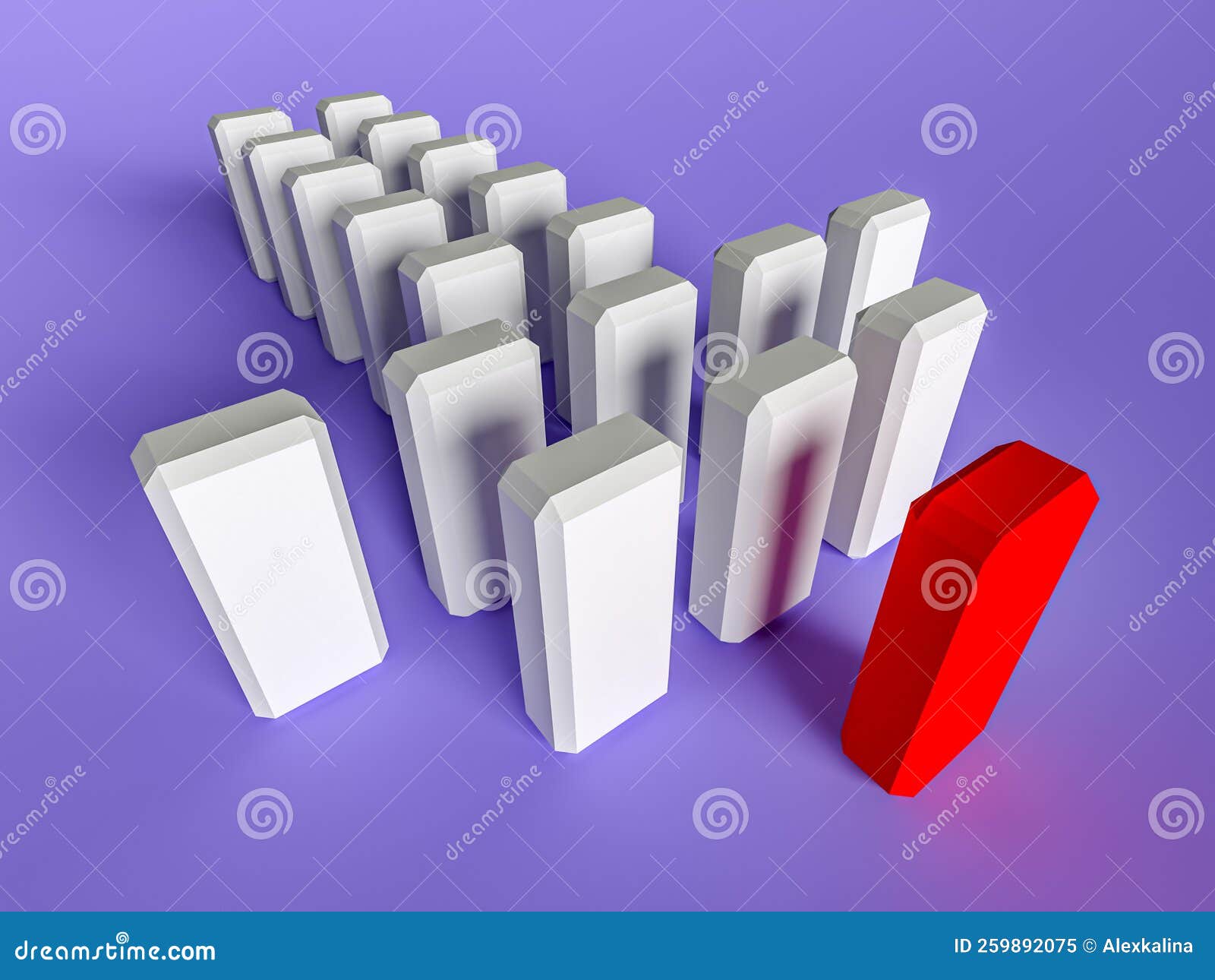 Illustration of Leader Leads the Team Forward. Business Concepts Stock ...
