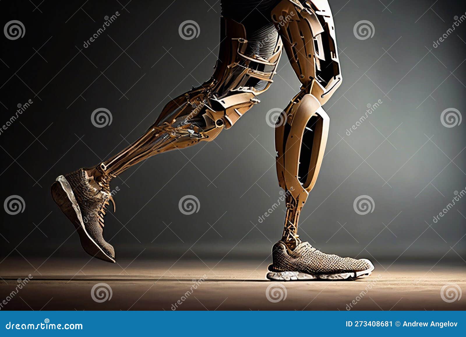 Illustration of Leg and Prosthesis Symbol. Graphic of Leg and ...