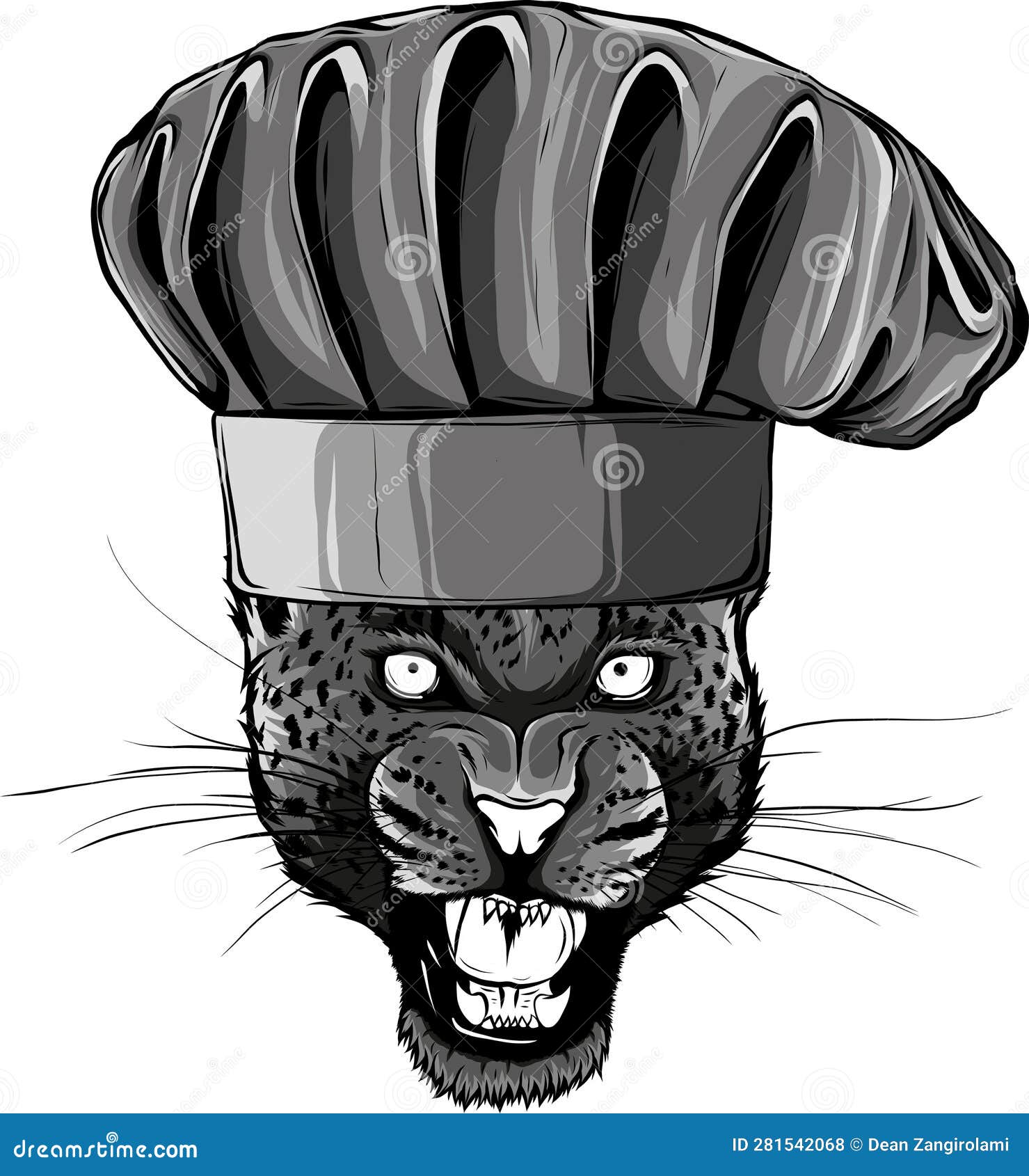 Cheetah Chef: Gourmet Cooking In Vector Art Royalty-Free Stock Photo ...