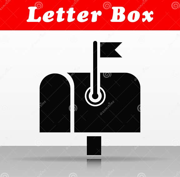 Letter Box Vector Icon Design Stock Vector - Illustration of mailbox ...