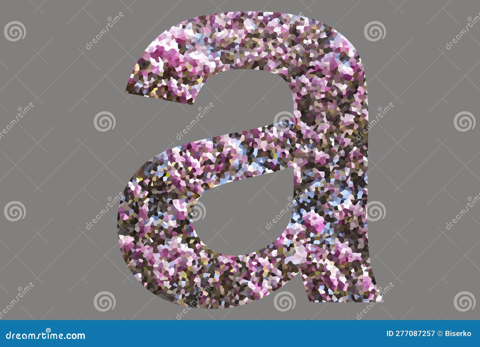 Illustration of the Letter a Stock Image - Image of circle, style ...