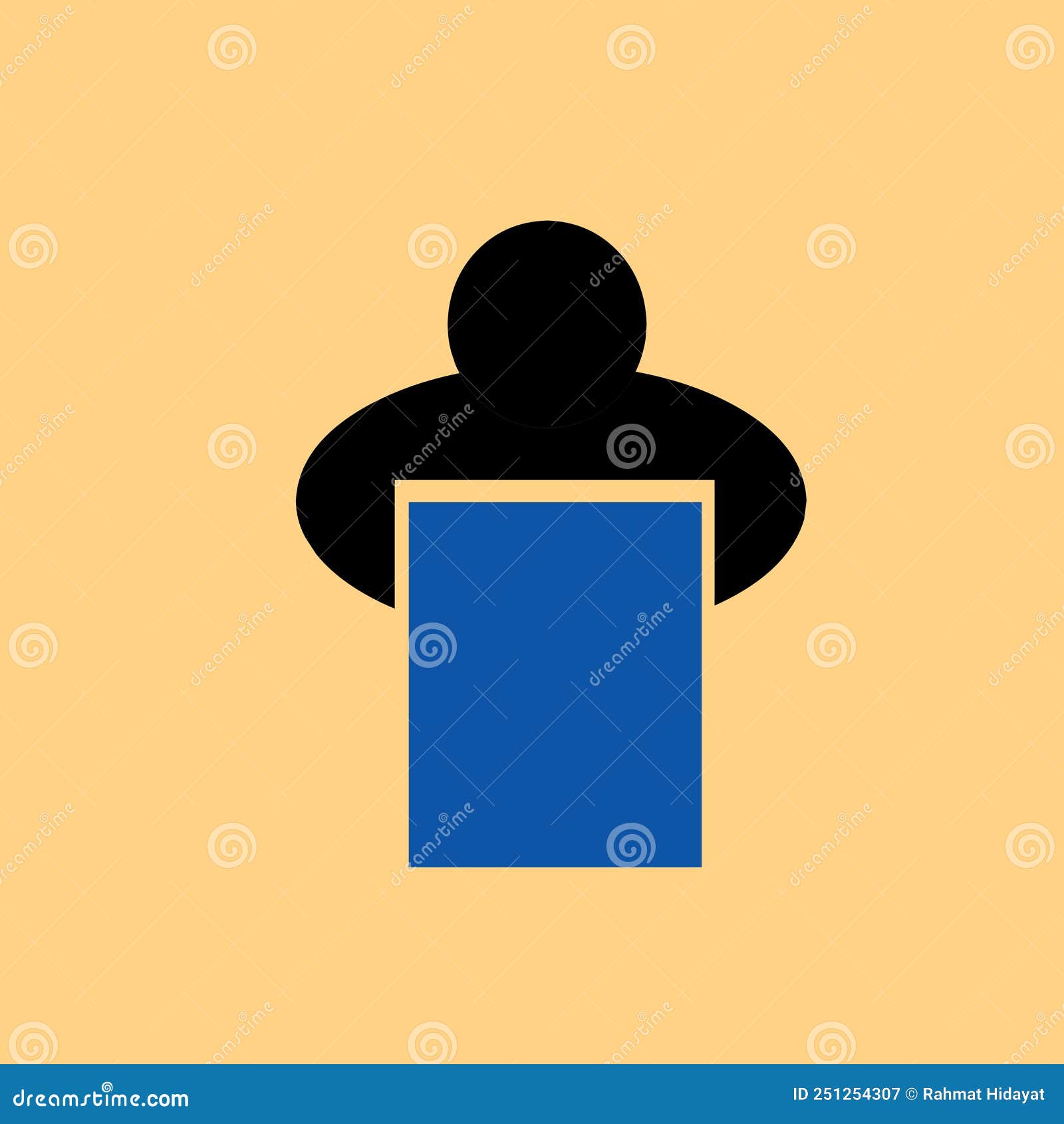 Illustration of Lifting Box Icon Vector Stock Illustration ...