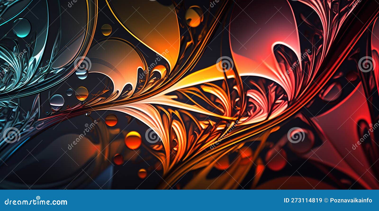 Illustration on Light Backdrop. Colorful Abstract Pattern Background ...