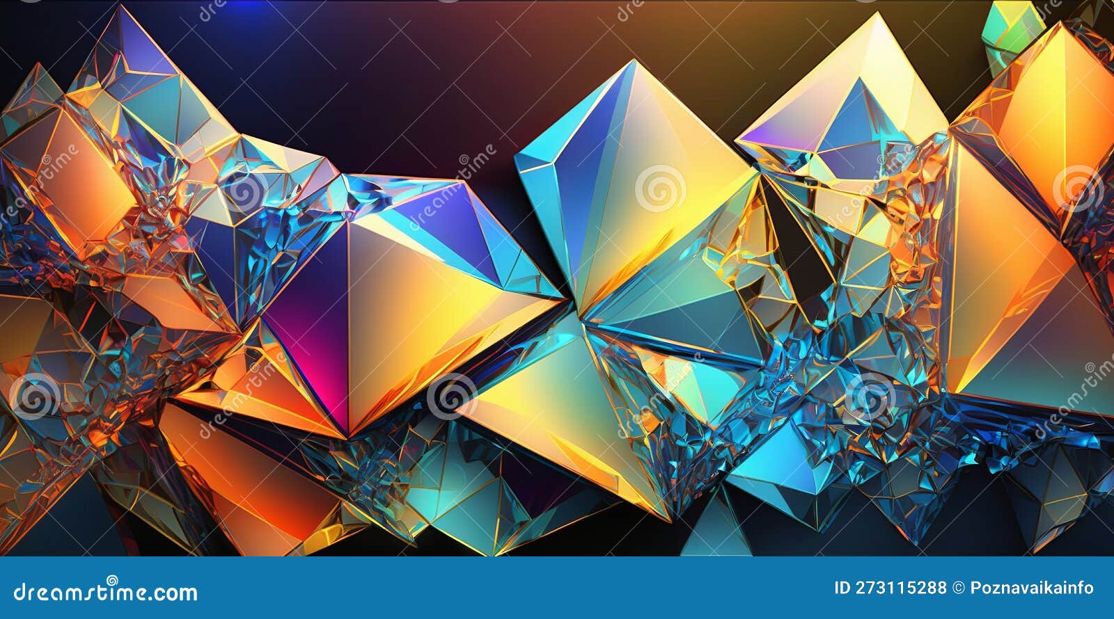 Illustration on Light Backdrop. Colorful Abstract Pattern Background ...