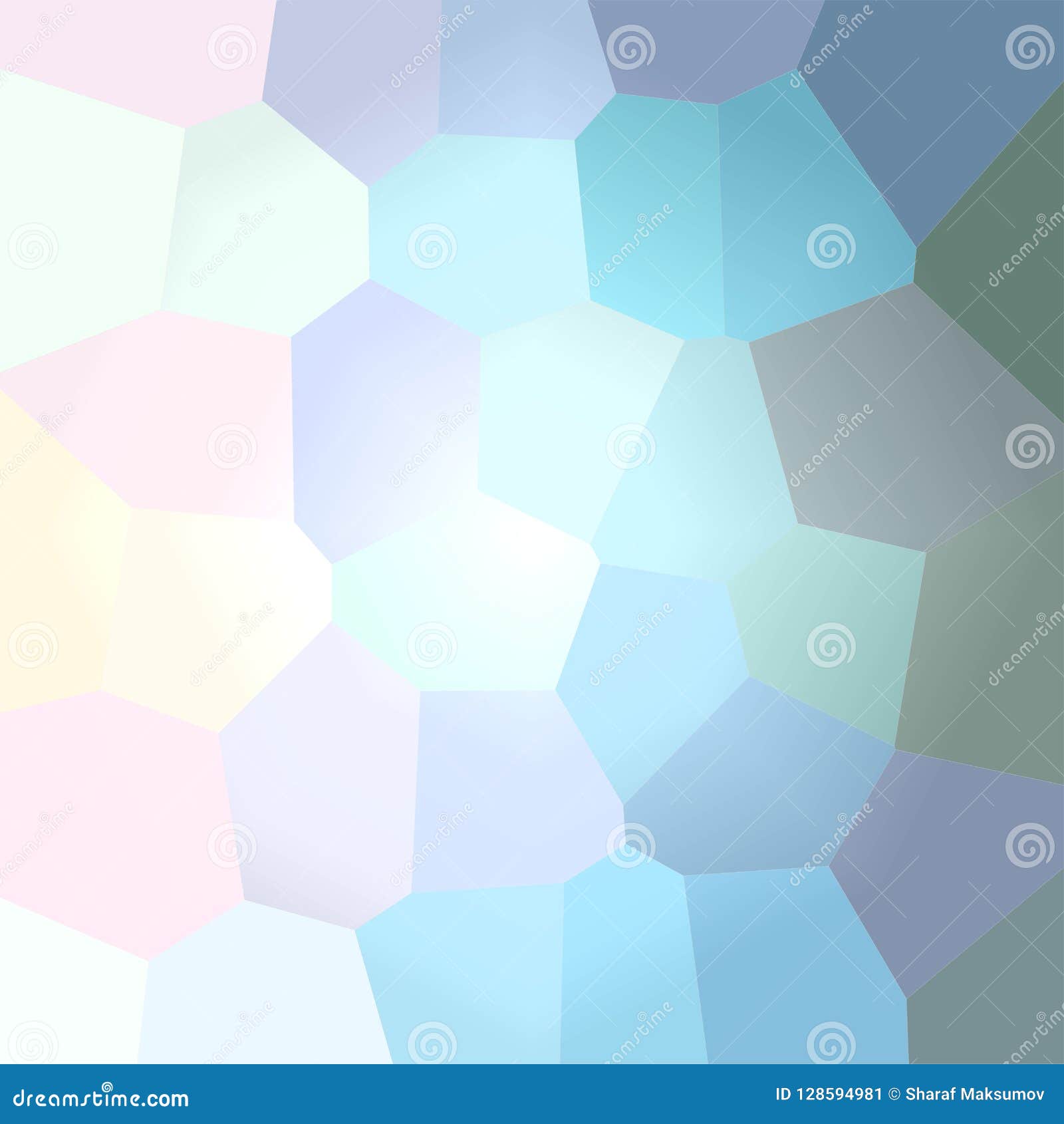 Illustration of Light Blue Giant Hexagon Square Background. Stock ...