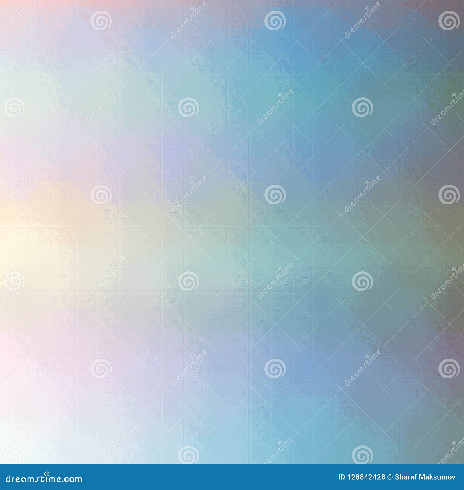 Illustration of Light Blue Glass Blocks Square Background. Stock ...