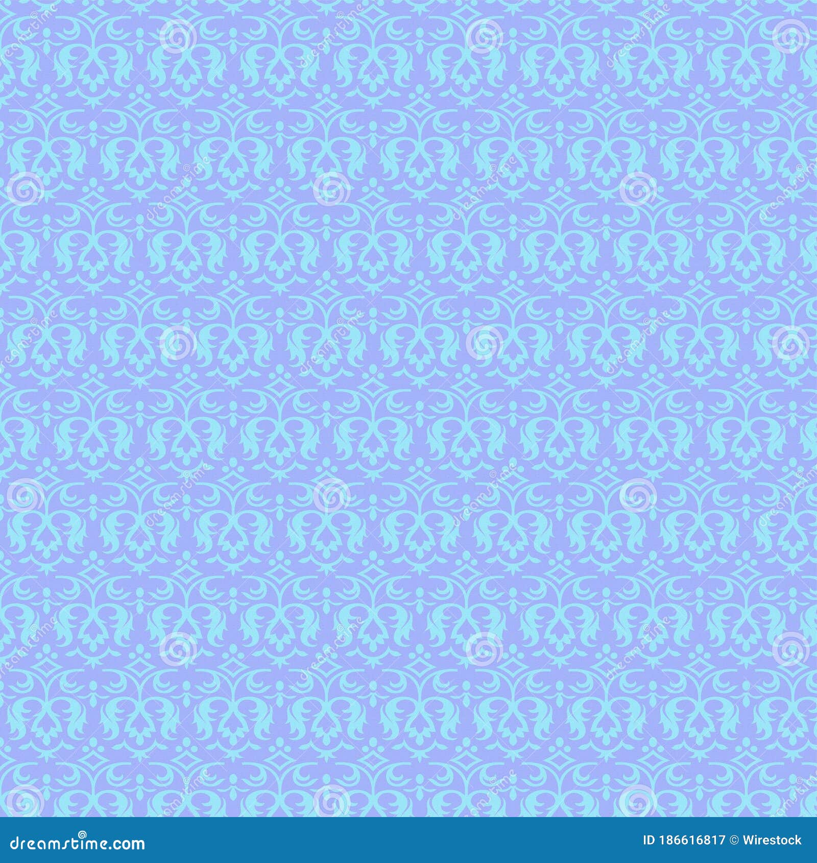 Illustration of Light Blue Repeated Patterns on a Light Purple ...