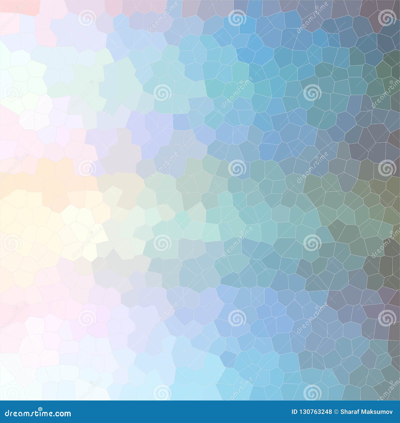 Illustration of Light Blue Small Hexagon Square Background. Stock ...