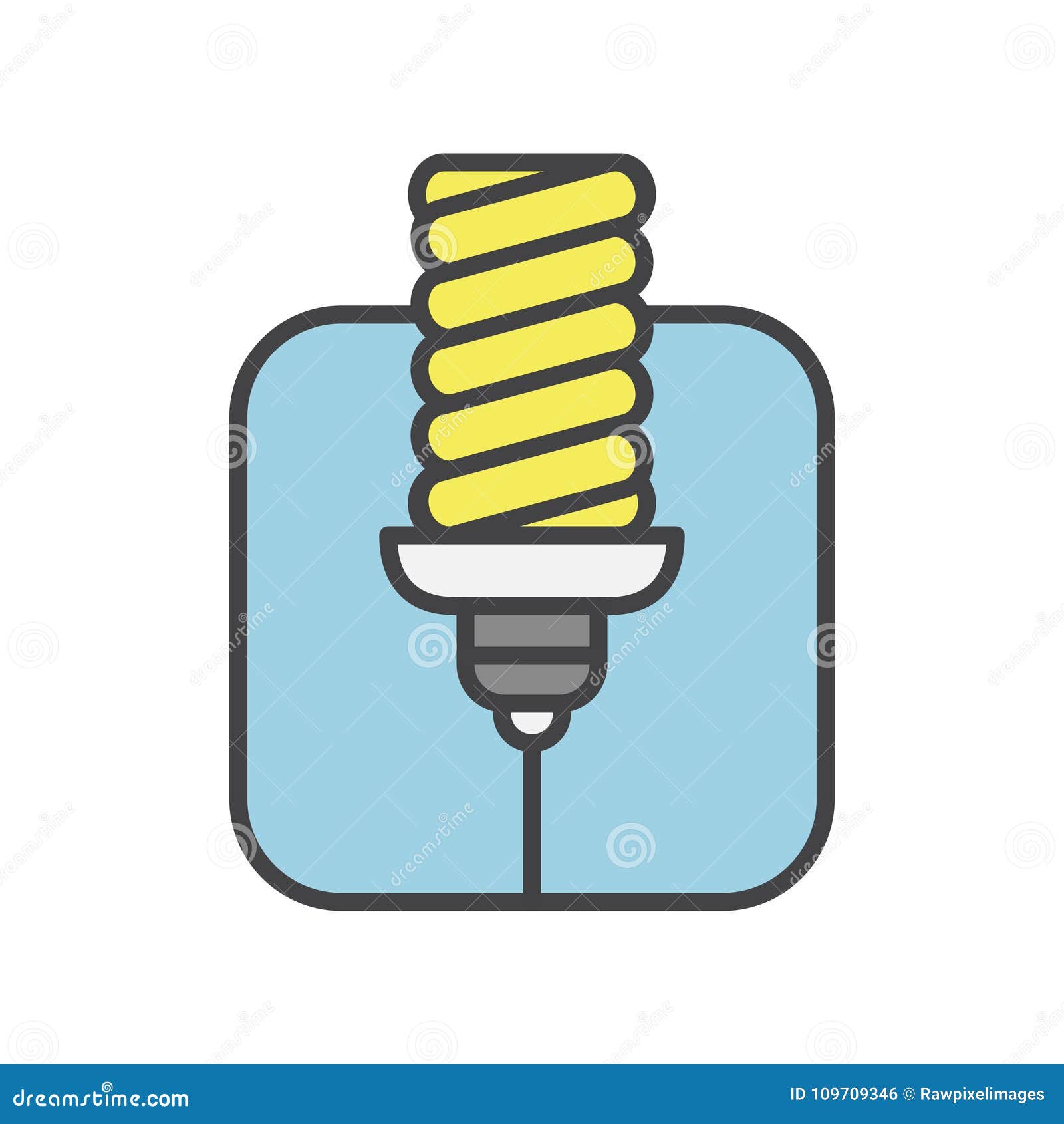 Illustration of light bulb stock illustration. Illustration of electric ...