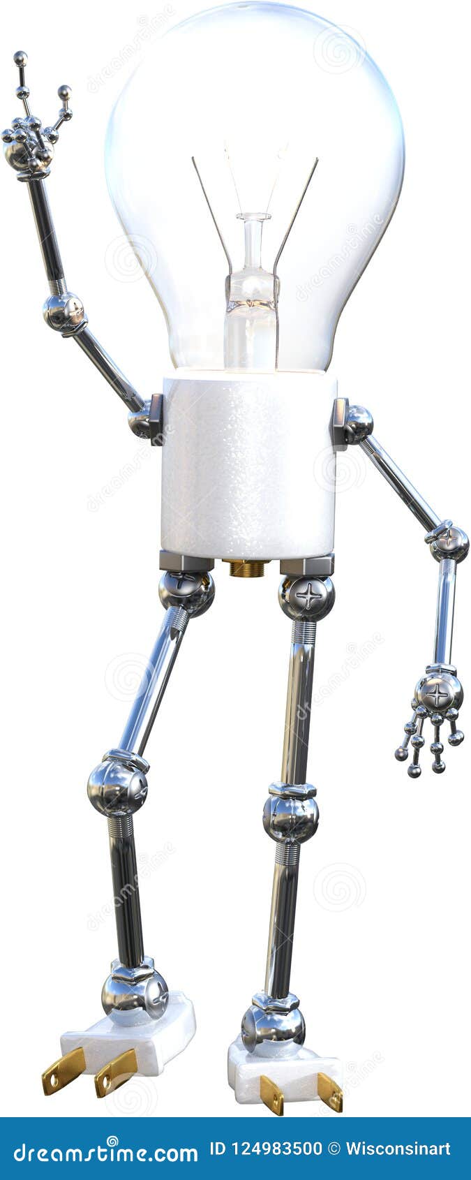 Light Bulb, Man, Ideas, Isolated, Innovation Stock Photo - Image of ...